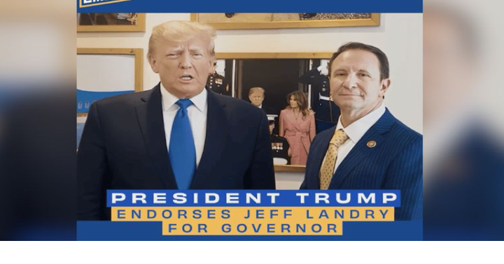 Former President Donald Trump endorses Jeff Landry for La. governor ...