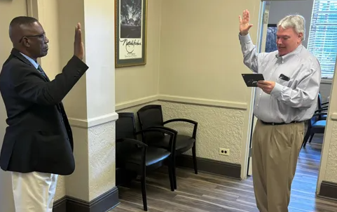 NPSO sheriff, chief deputy take oaths of office | News | ktbs.com