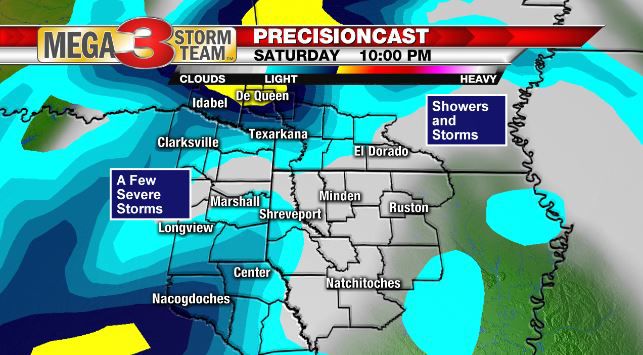 Severe storms possible Saturday | StormTeam 3 Weather | ktbs.com