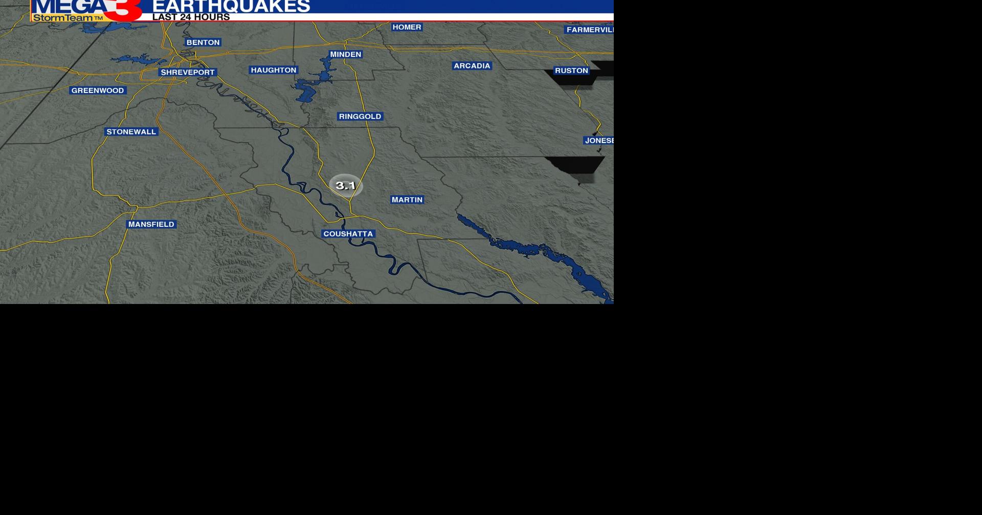 2 quakes reported Thursday near Coushatta | News | ktbs.com