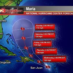 hurricane maria path