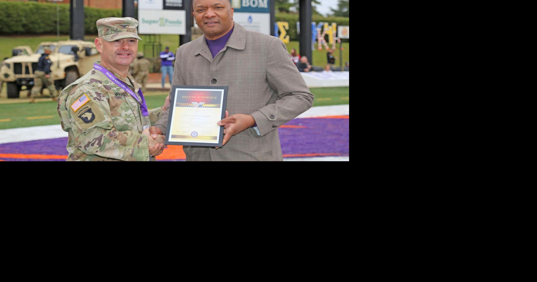 Colonel Aristotle Vaseliades guest captain at NSU's final home game ...