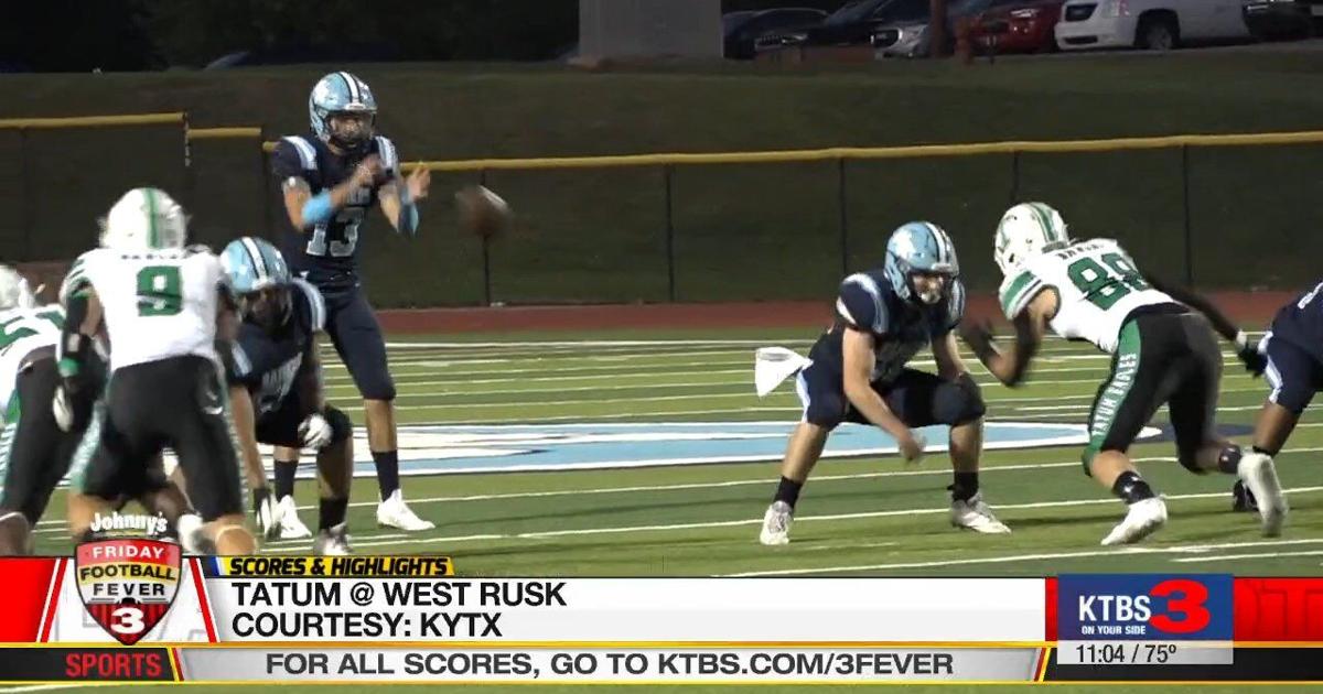 Tatum West Rusk Friday Football Fever Highlights