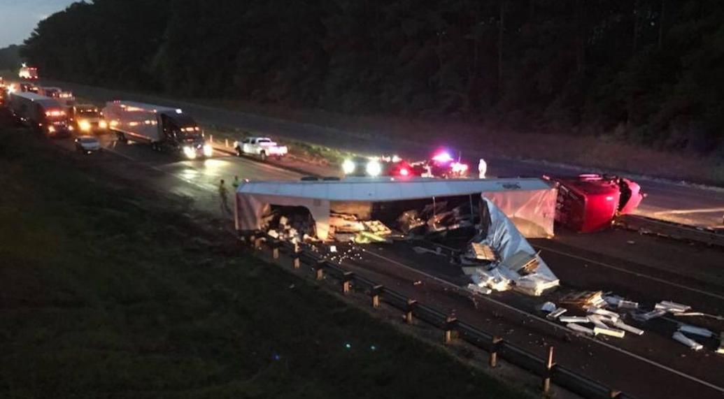 I-20 west closed due to crash | East Texas | ktbs.com