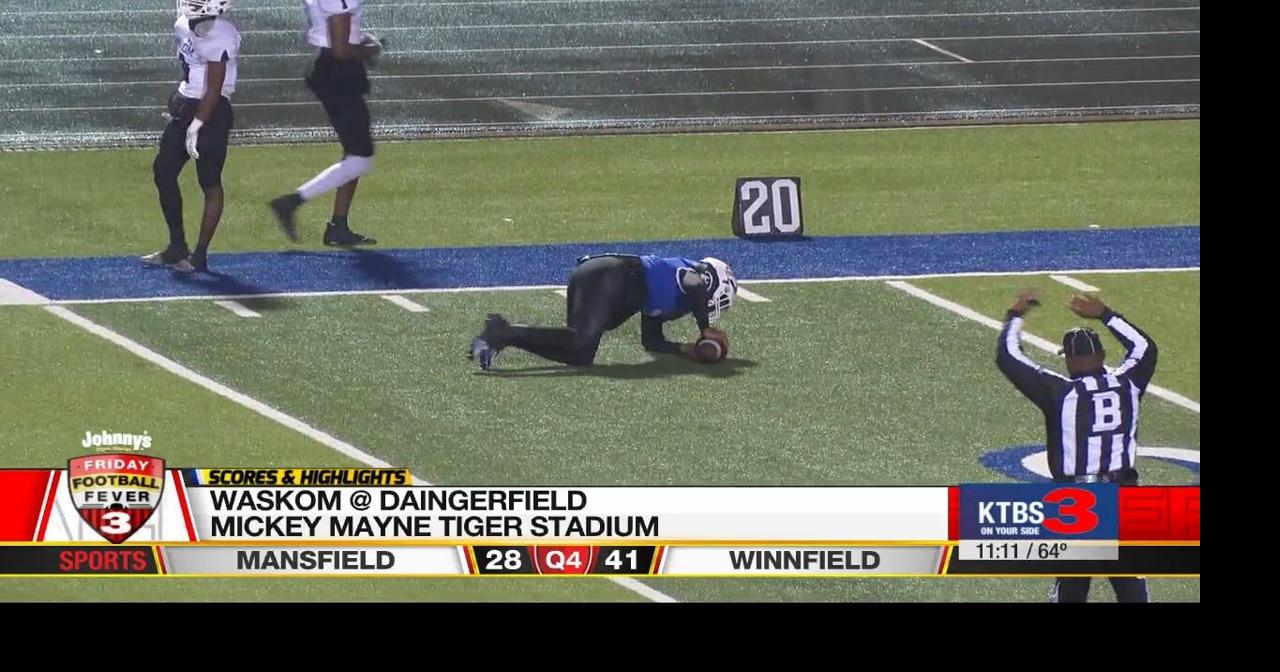 Waskom @ Daingerfield | Friday Football Fever Highlights | ktbs.com