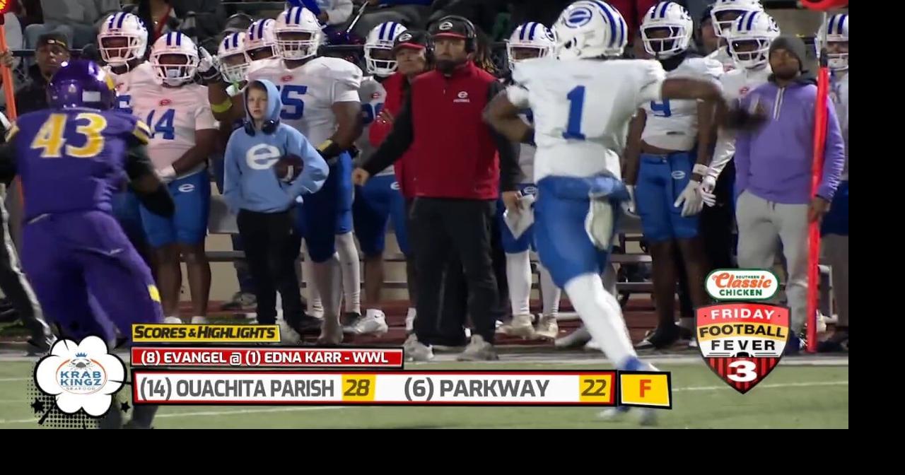 Evangel @ Edna Karr | Friday Football Fever Highlights | ktbs.com