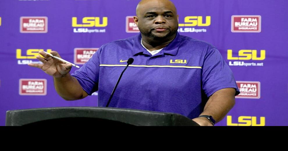 Brad Davis is 'so proud' to be LSU's first Black head football coach ...