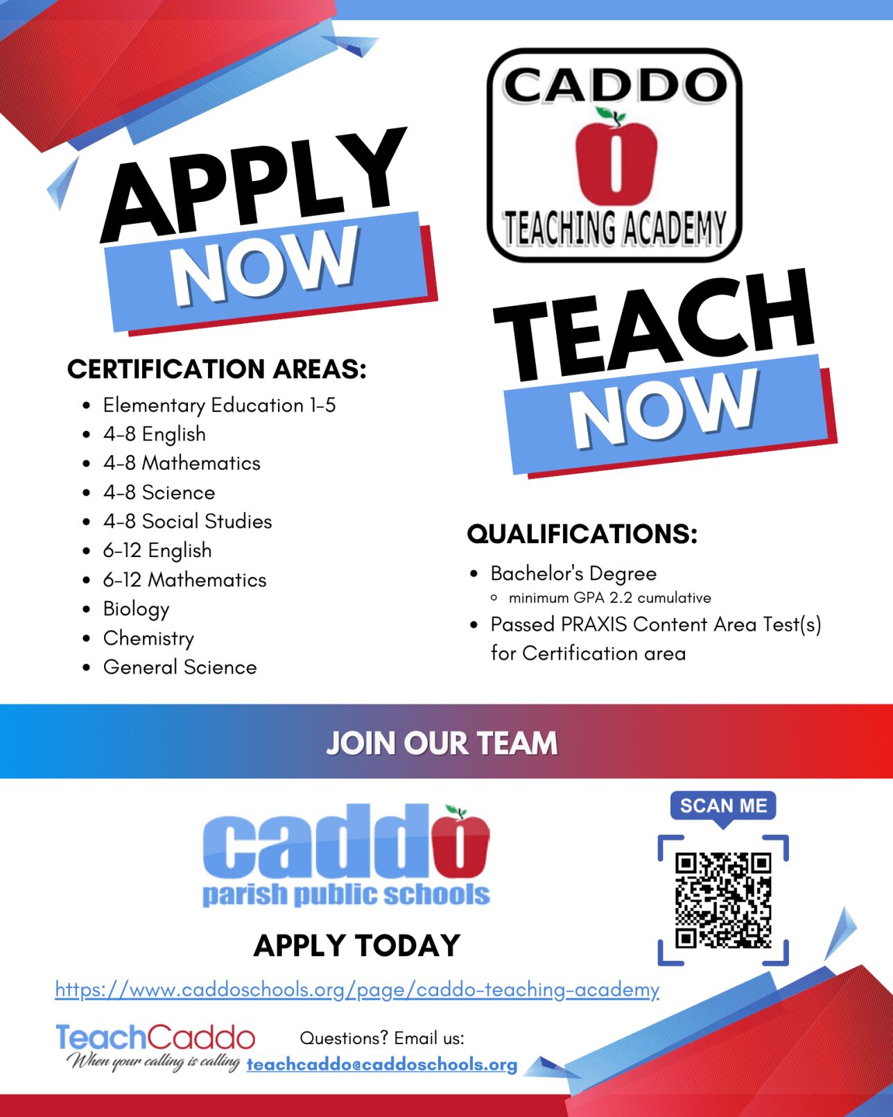 Caddo Parish Public Schools is enrolling for its tuition free ...