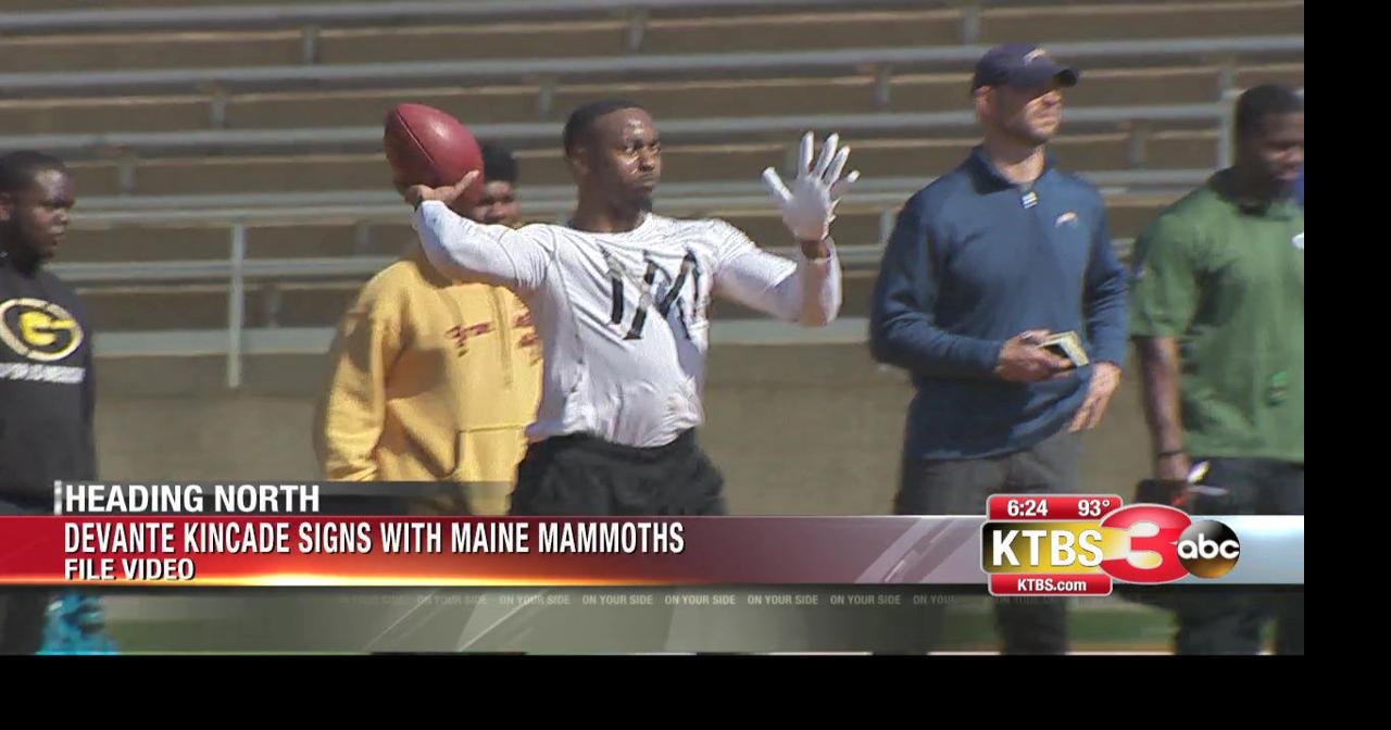 Devante Kincade signs with Maine Mammoths | Sports | ktbs.com