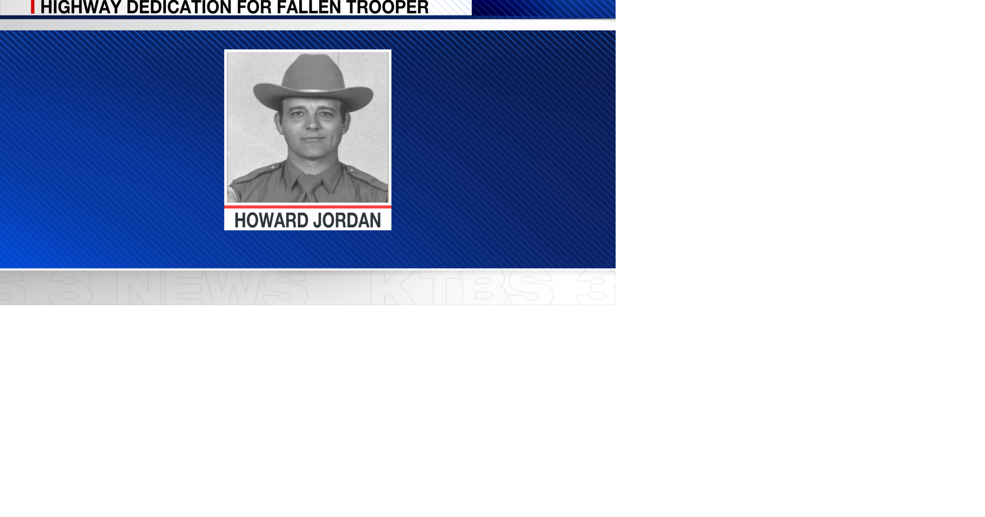 Fallen Texas DPS Officer Howard Jordan honored with highway memorial ...