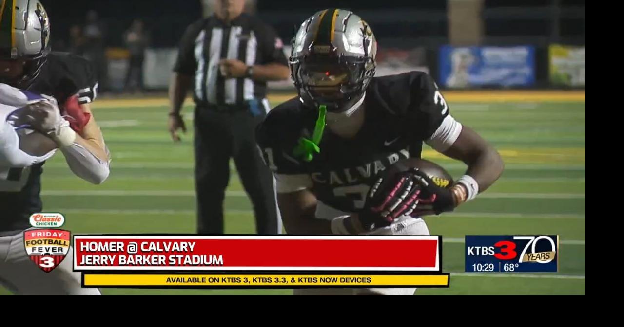 Homer @ Calvary | Friday Football Fever Highlights | ktbs.com