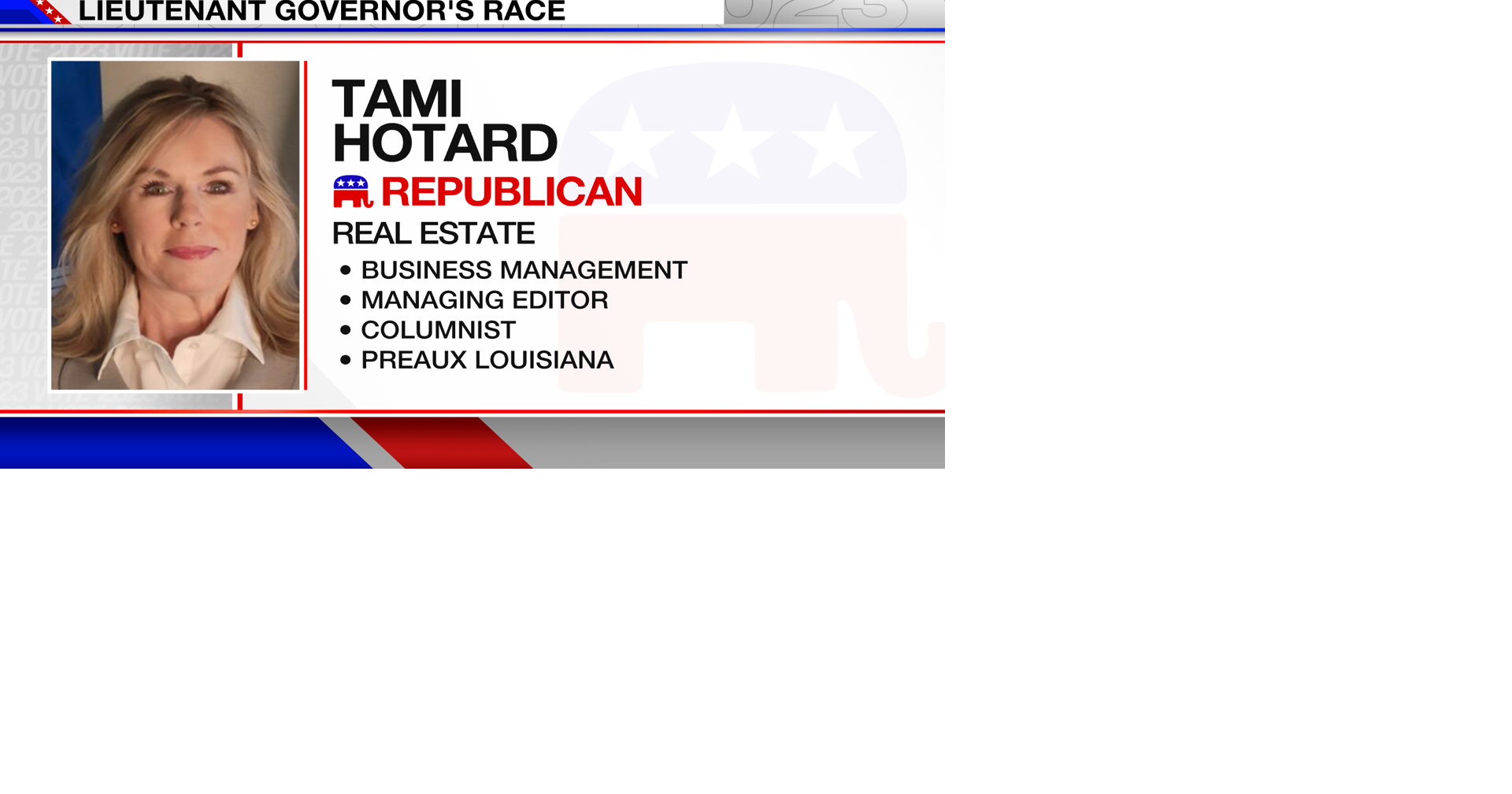 Tami Hotard | Lt. Governor | ktbs.com