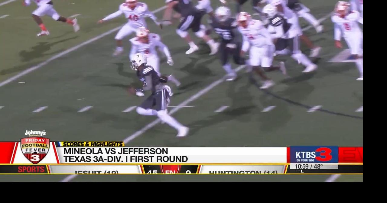 Mineola @ Jefferson | Friday Football Fever Highlights | ktbs.com