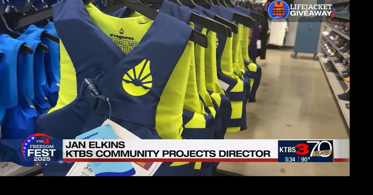 KTBS Freedom Fest gives away hundreds of free life jackets ...