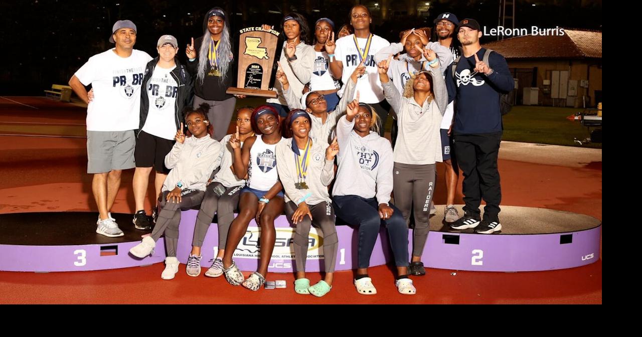 Huntington girls track and field champs honored by Caddo Parish Public ...