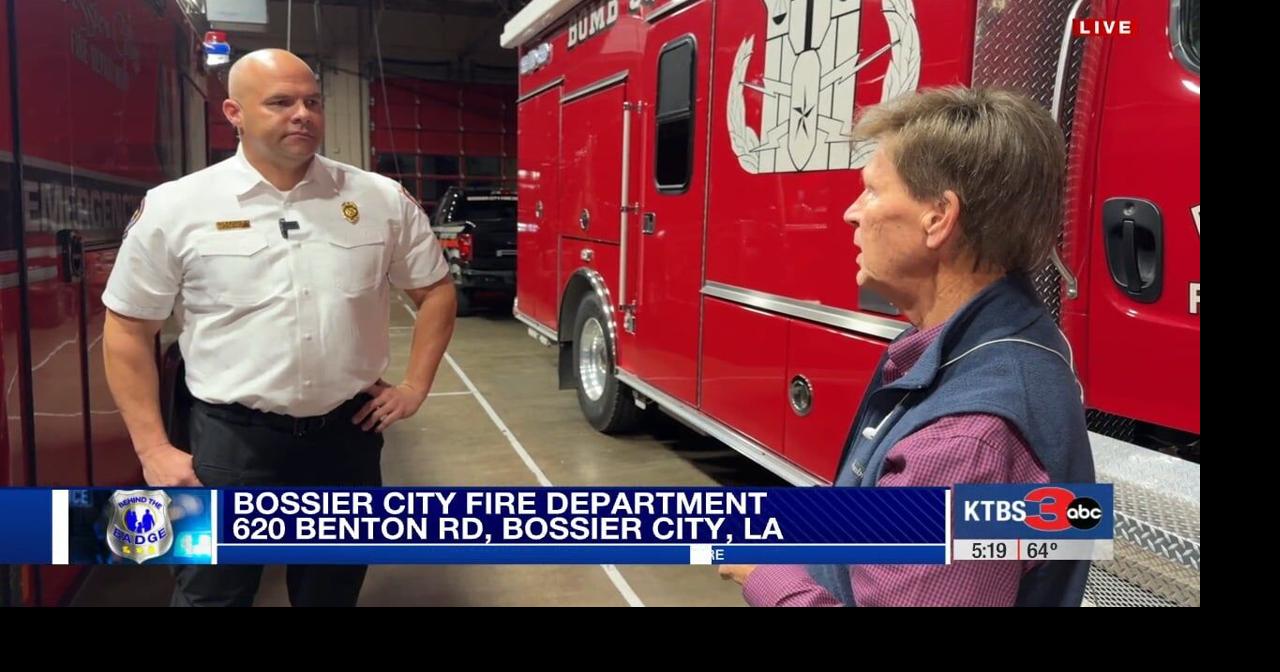 Behind the Badge: Bossier City Fire Chief | First News | ktbs.com