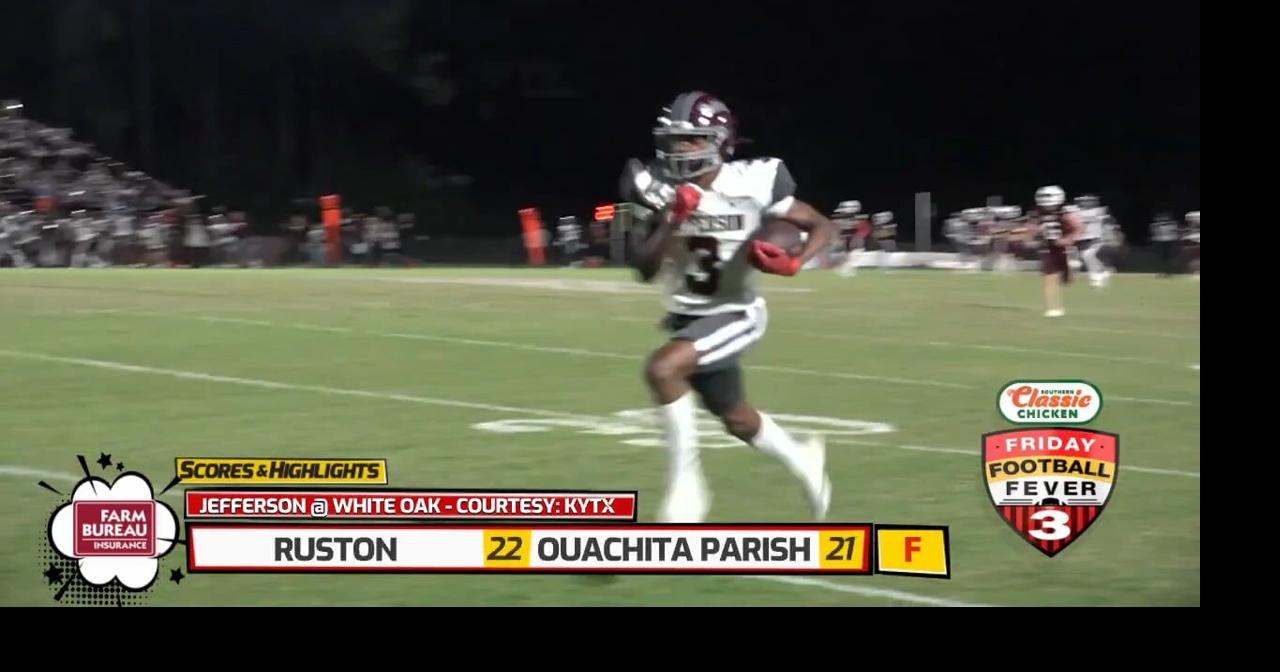 Jefferson @ White Oak | Friday Football Fever Highlights | ktbs.com
