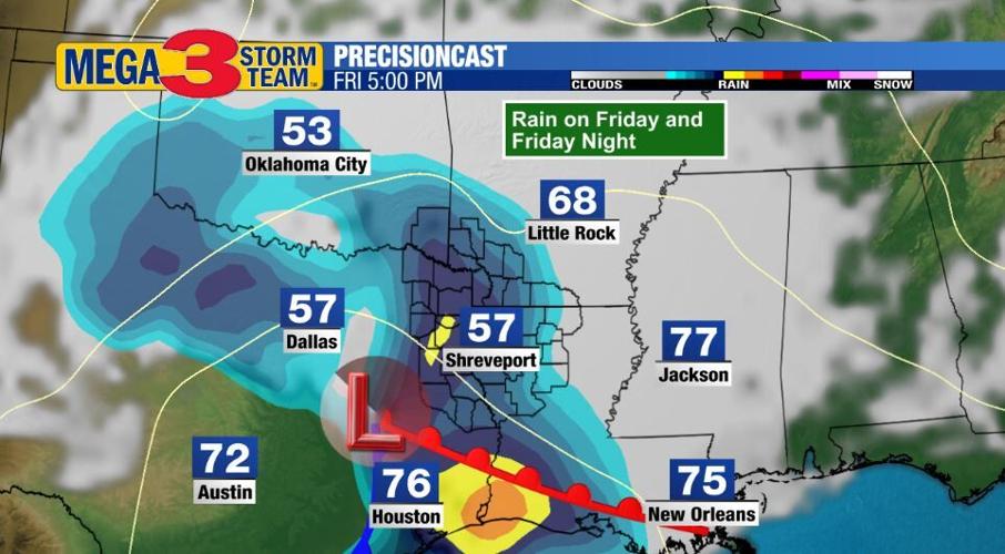 Rain forecast to return later this week | News | ktbs.com