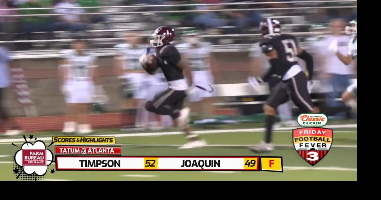 Tatum @ Atlanta | Friday Football Fever Highlights | ktbs.com