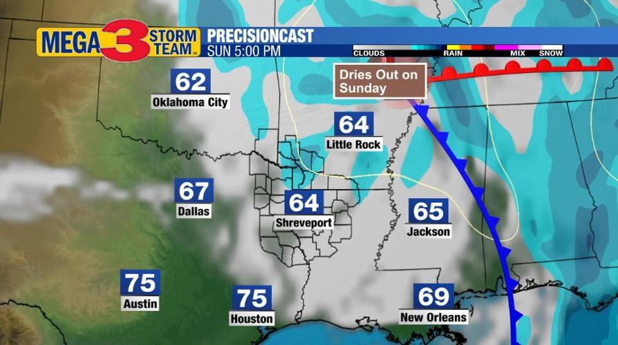 Rain forecast to return later this week | News | ktbs.com