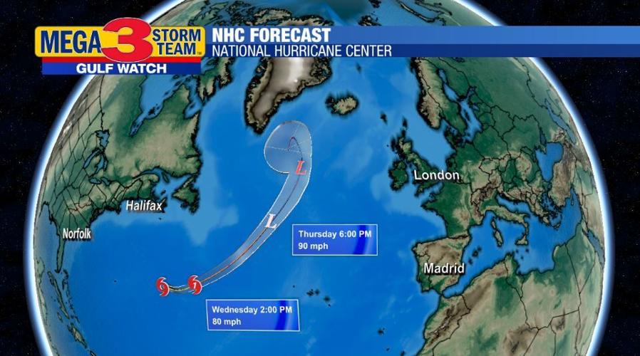 Tropical Storm Martin forms in the north Atlantic | StormTeam 3 Weather ...