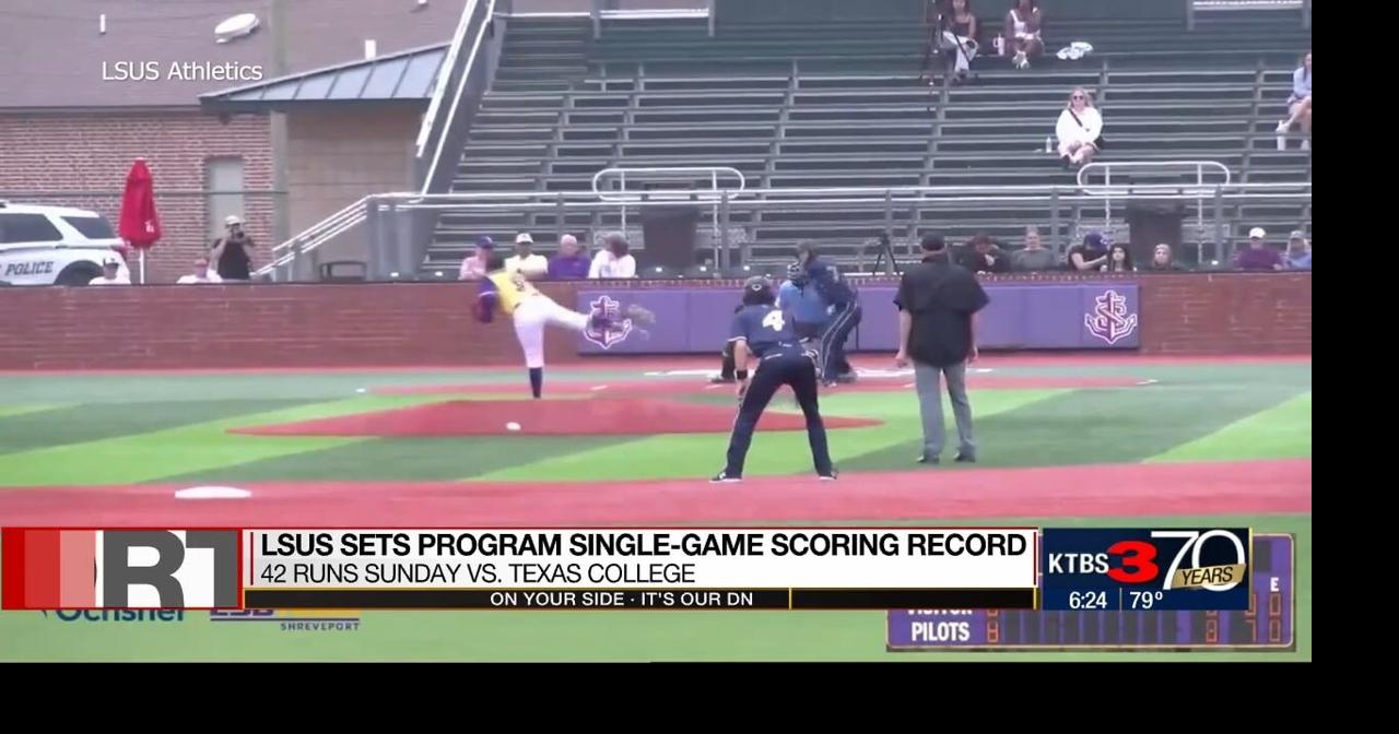 LSUS baseball taking record-setting weekend in stride | Sports | ktbs.com