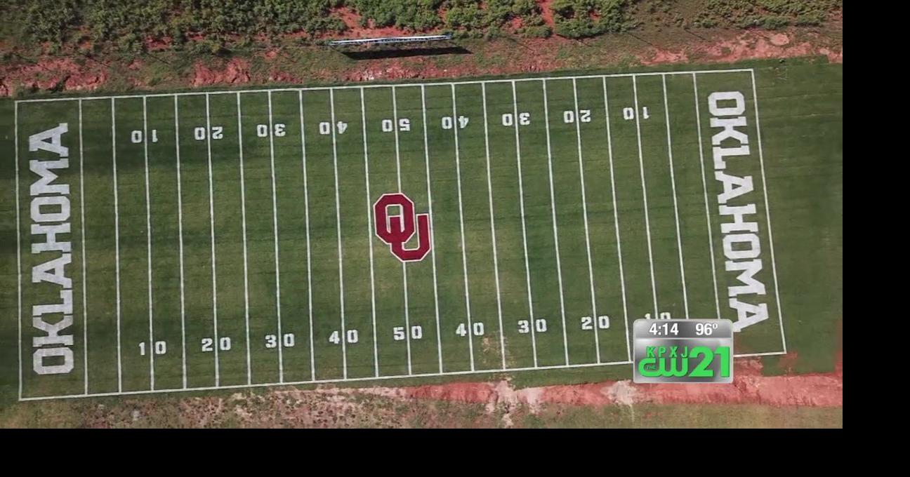 Man builds replica OU football field in backyard | | ktbs.com