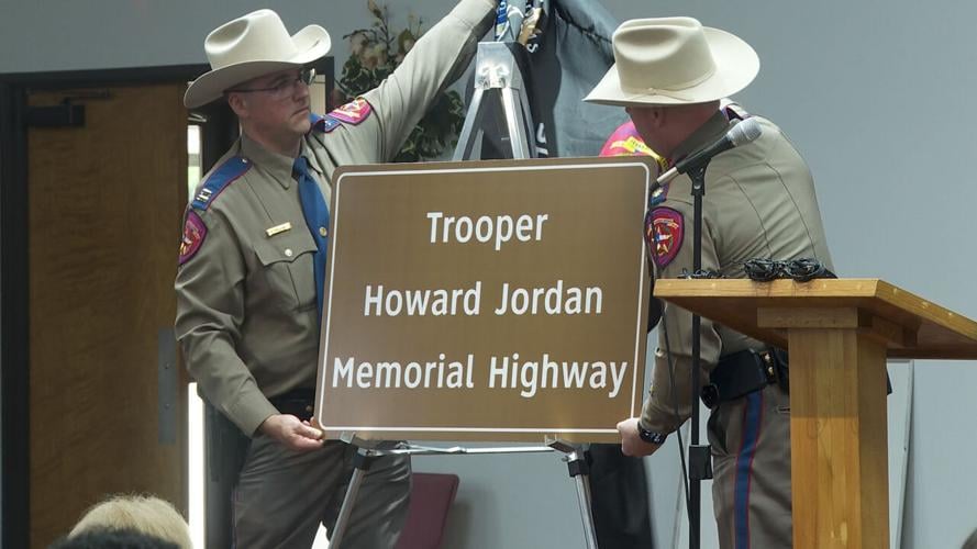 Fallen Texas DPS Officer Howard Jordan honored with highway memorial ...