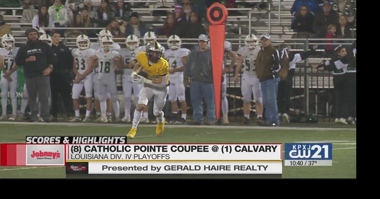 Catholic-Pointe Coupee @ Calvary: Game Highlights | Friday Football ...