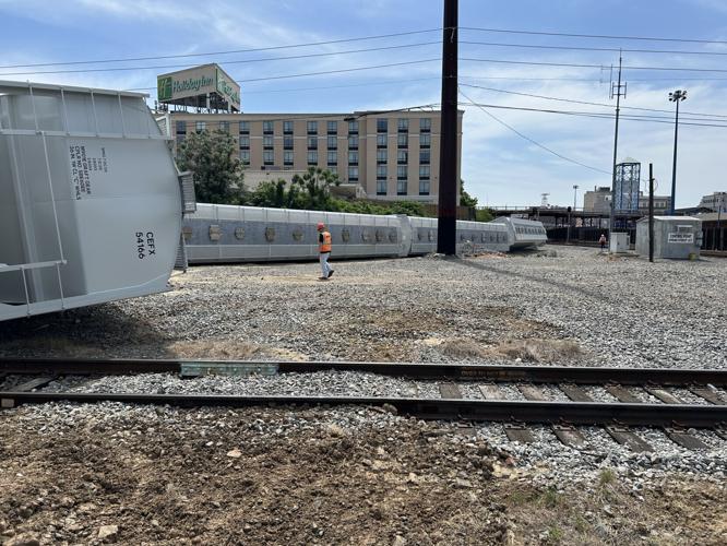 Multiple train cars derail in downtown Shreveport | News | ktbs.com