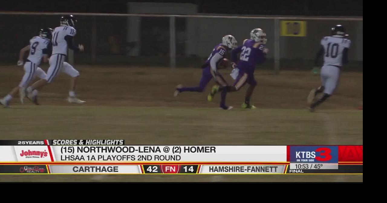 Northwood-Lena @ Homer | Sports | ktbs.com