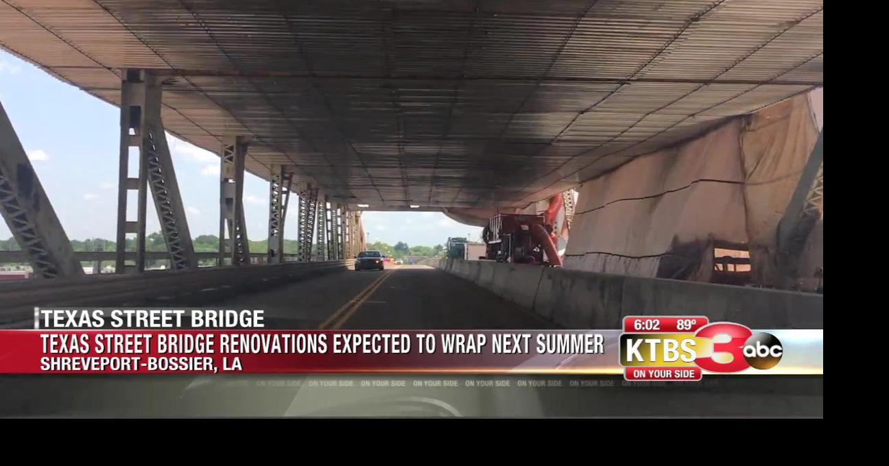 Construction crews continue work on Texas Street Bridge | News | ktbs.com