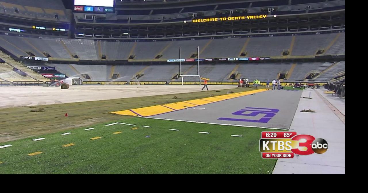 LSU rolls out new turf in Tiger Stadium | In Case You Missed It | ktbs.com