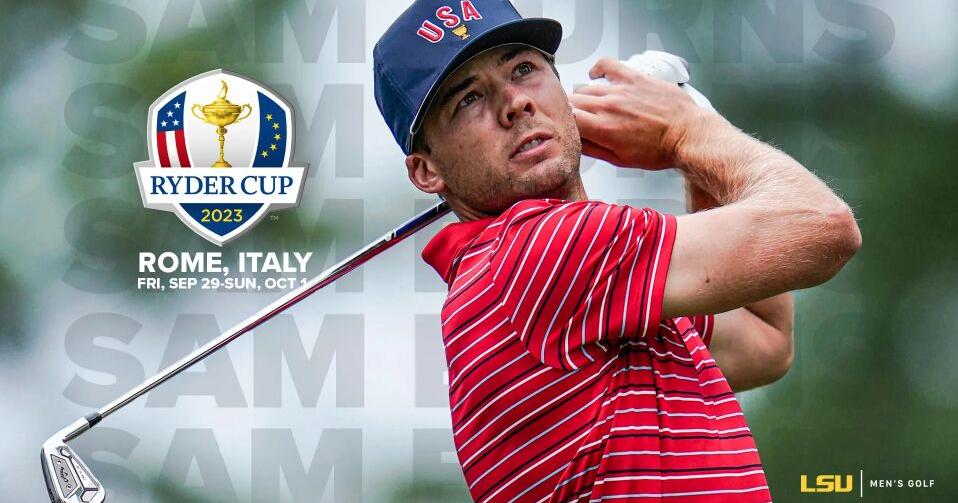 Sam Burns named to 2023 U.S. Ryder Cup Team | In Case You Missed It ...