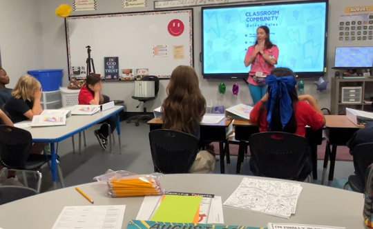 First-year teacher brings energy and passion to third-grade classroom in Bossier Parish | Back ...