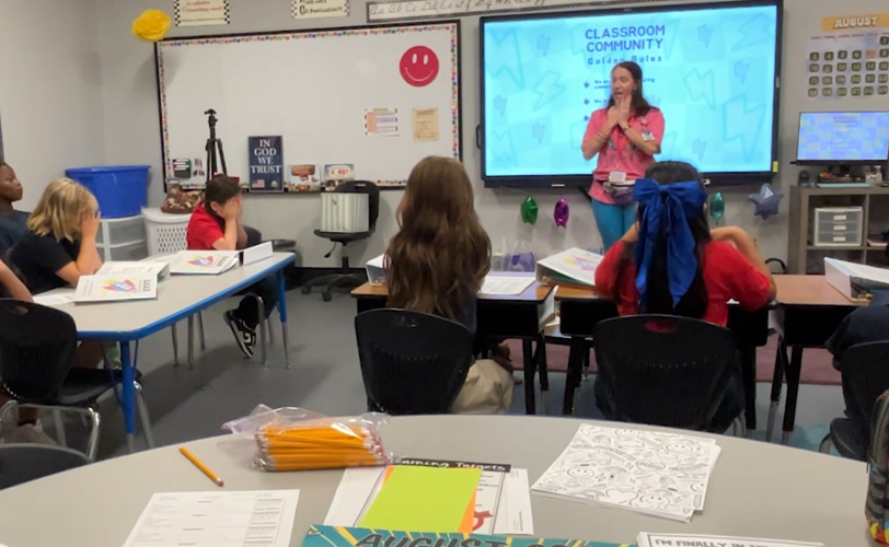 First-year teacher brings energy and passion to third-grade classroom ...