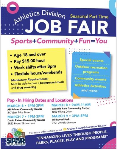SPAR's Athletic Division to hold seasonal part-time job fairs | News ...