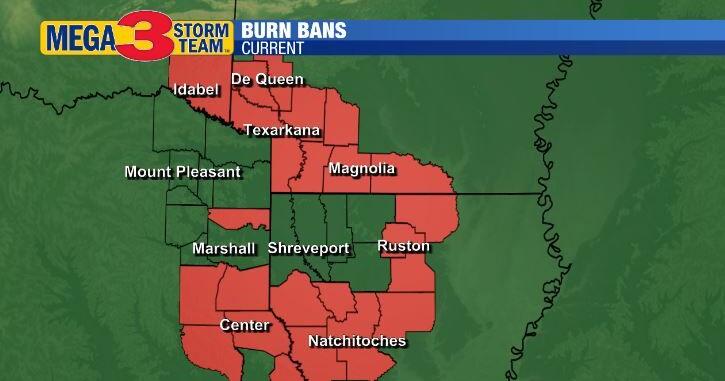Burn ban update for Friday 10/14/2022 | News | ktbs.com