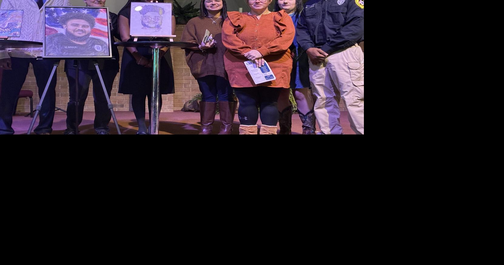 Bossier church honors late officer Marc Brock with memorial artwork ...