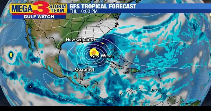 Tropical forecast late next week | StormTeam 3 Weather | ktbs.com