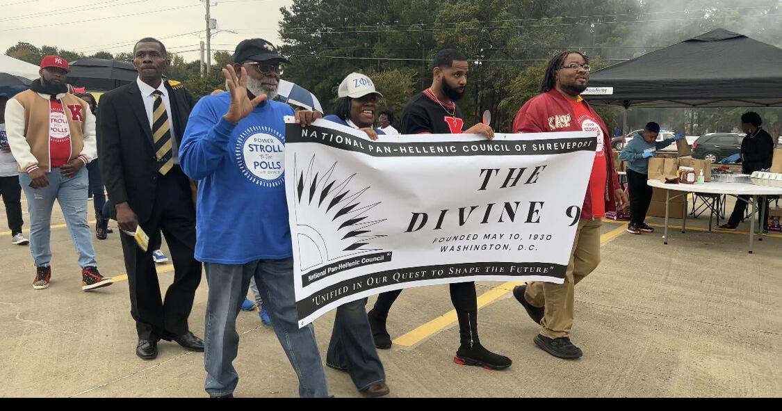 Members of Divine Nine organizations 'Stroll to the Polls' as early ...