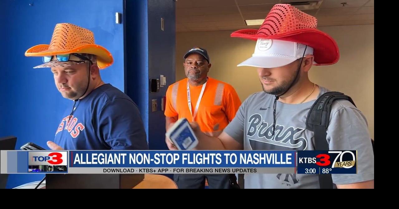 Allegiant launches direct flights from Shreveport to Nashville | News ...