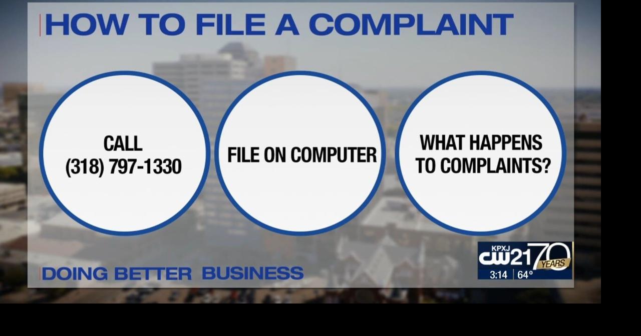 Doing Better Business: Filing A Complaint | Doing Better Business ...