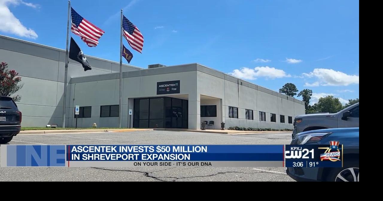 Ascentek announces $50M expansion of Shreveport facility | News | ktbs.com