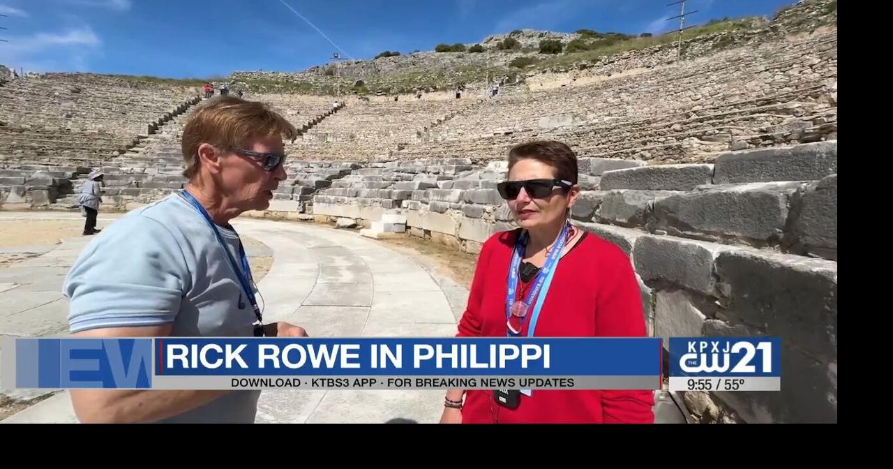 Beyond the ruins at the archeological site of Philippi, Greece | Rick ...