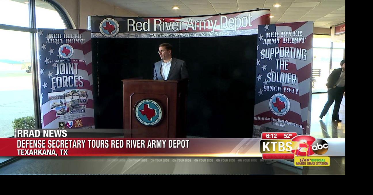 The Army's top leader visits Red River Army Depot | Texarkana | ktbs.com