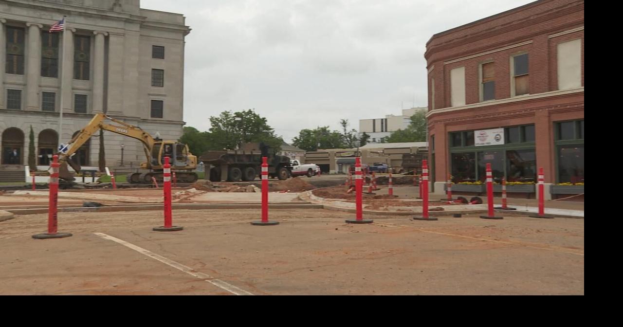 Roadwork begins around courthouse square in Texarkana | Texarkana ...