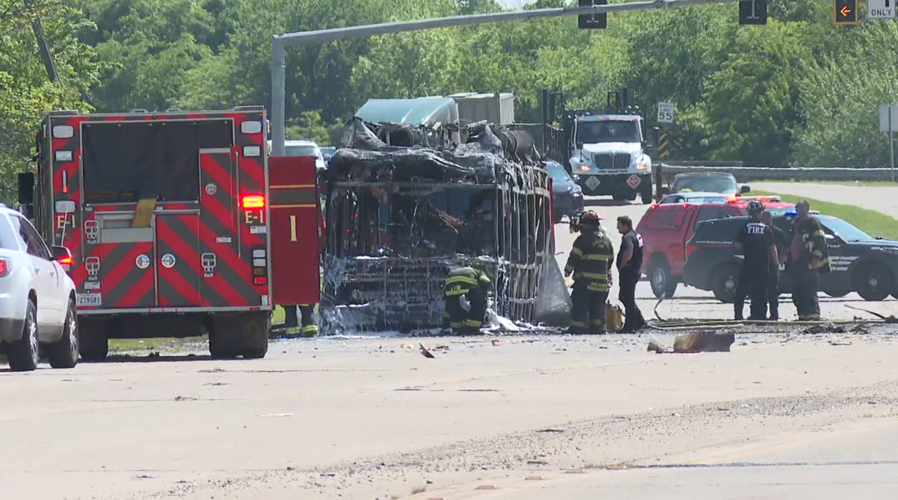 SporTran bus explodes at bus stop; all CNG buses pulled from service ...