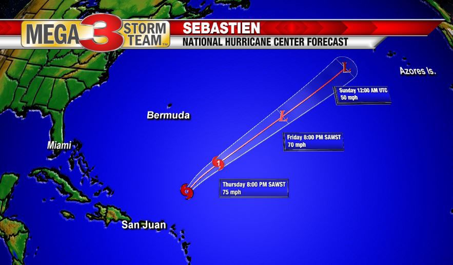Late season tropical storm stirs up the Atlantic | StormTeam 3 Weather ...