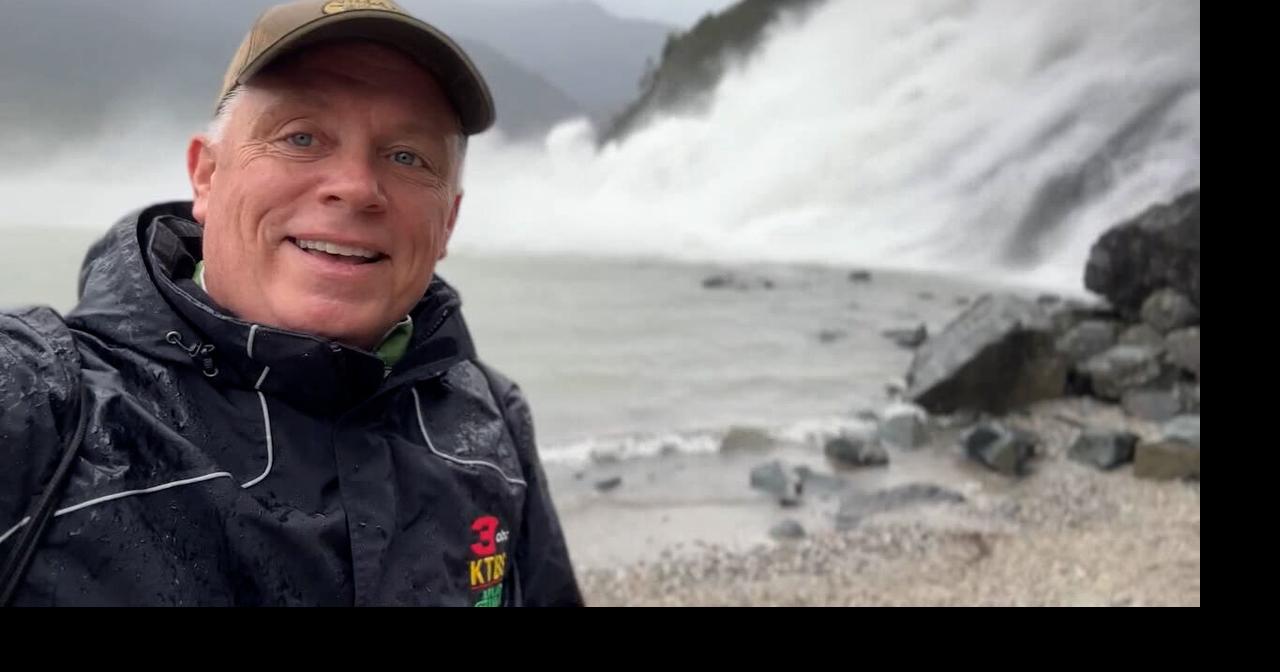 Chief Meteorologist Patrick Dennis tours the Mendenhall Glacier ...